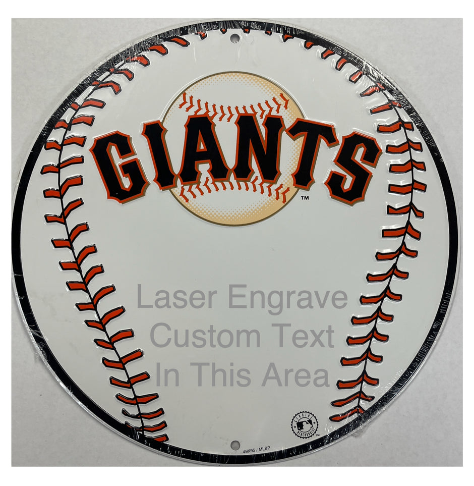 12" Round Aluminum MLB Baseball Signs – Sign Tech Systems