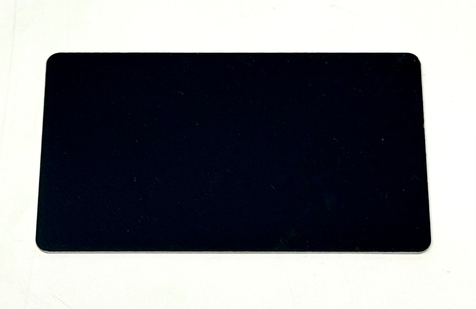3.5" X 2" Matte Black/Matte Black Aluminum Business Card - 10 pack ...