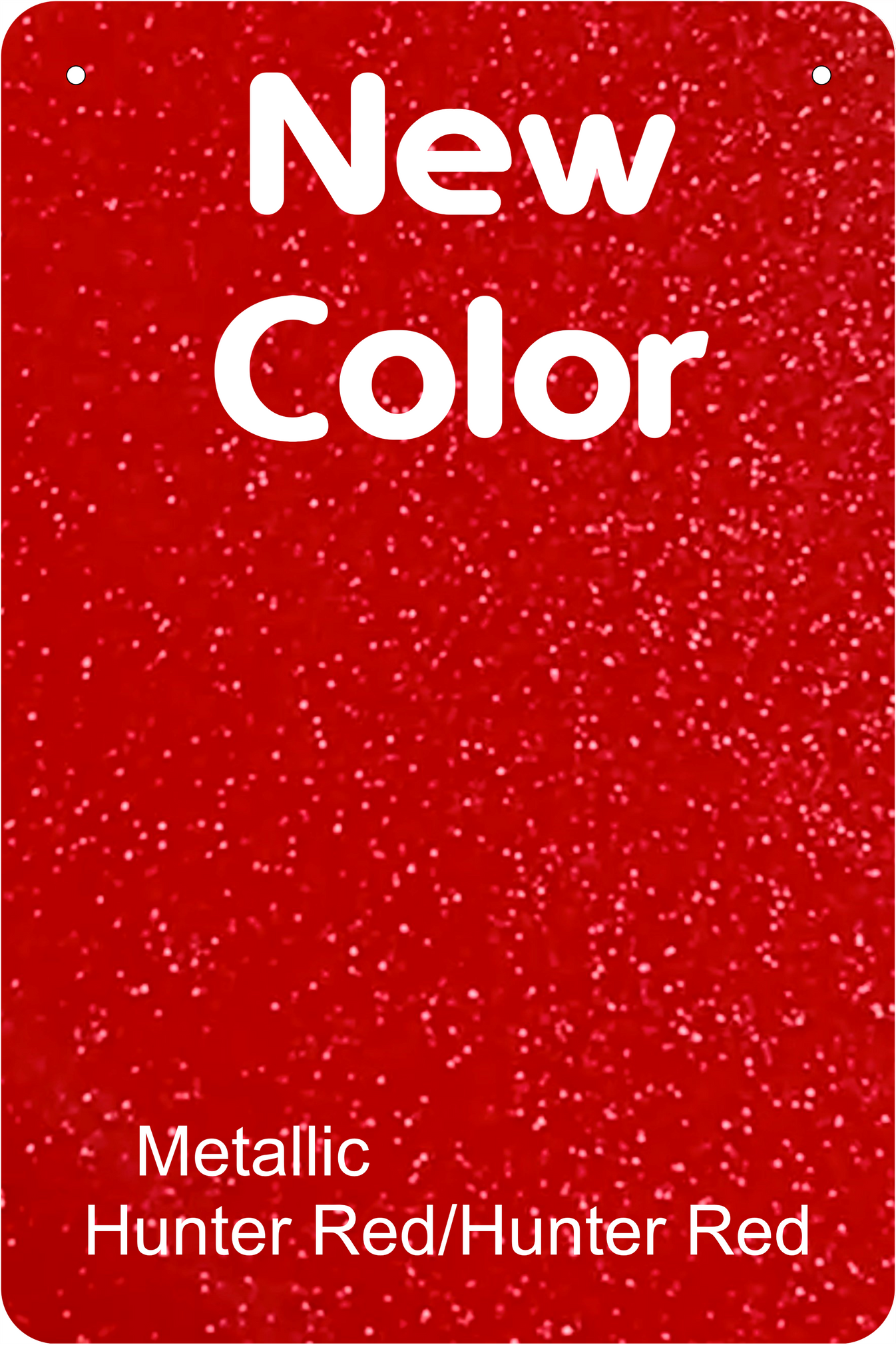 12" X 18" Metallic Hunter Red / Hunter Red Aluminum Sign Blank – Sign ...