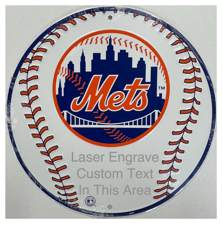 12" Round Aluminum MLB Baseball Signs – Sign Tech Systems
